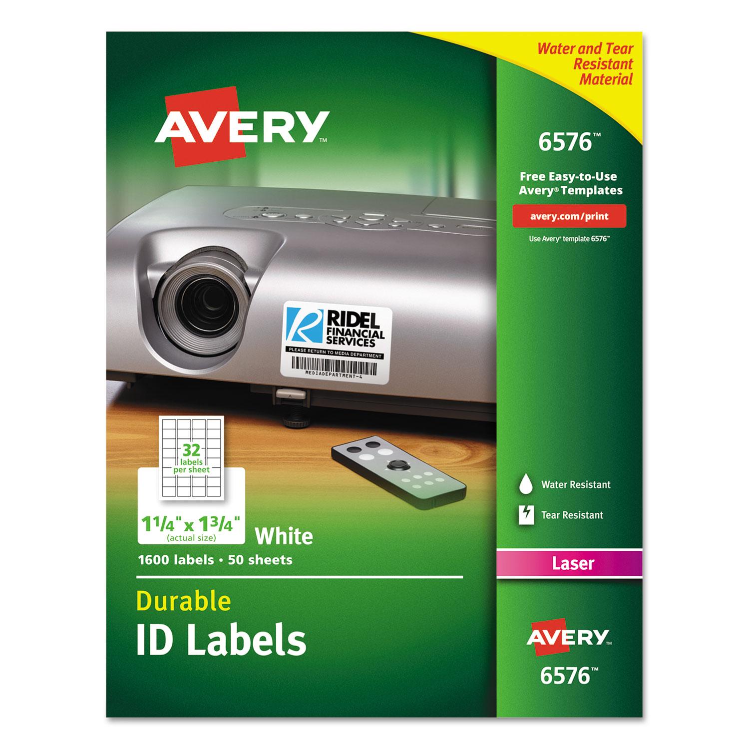 Durable Permanent ID Labels with TrueBlock Technology, Laser Printers ...