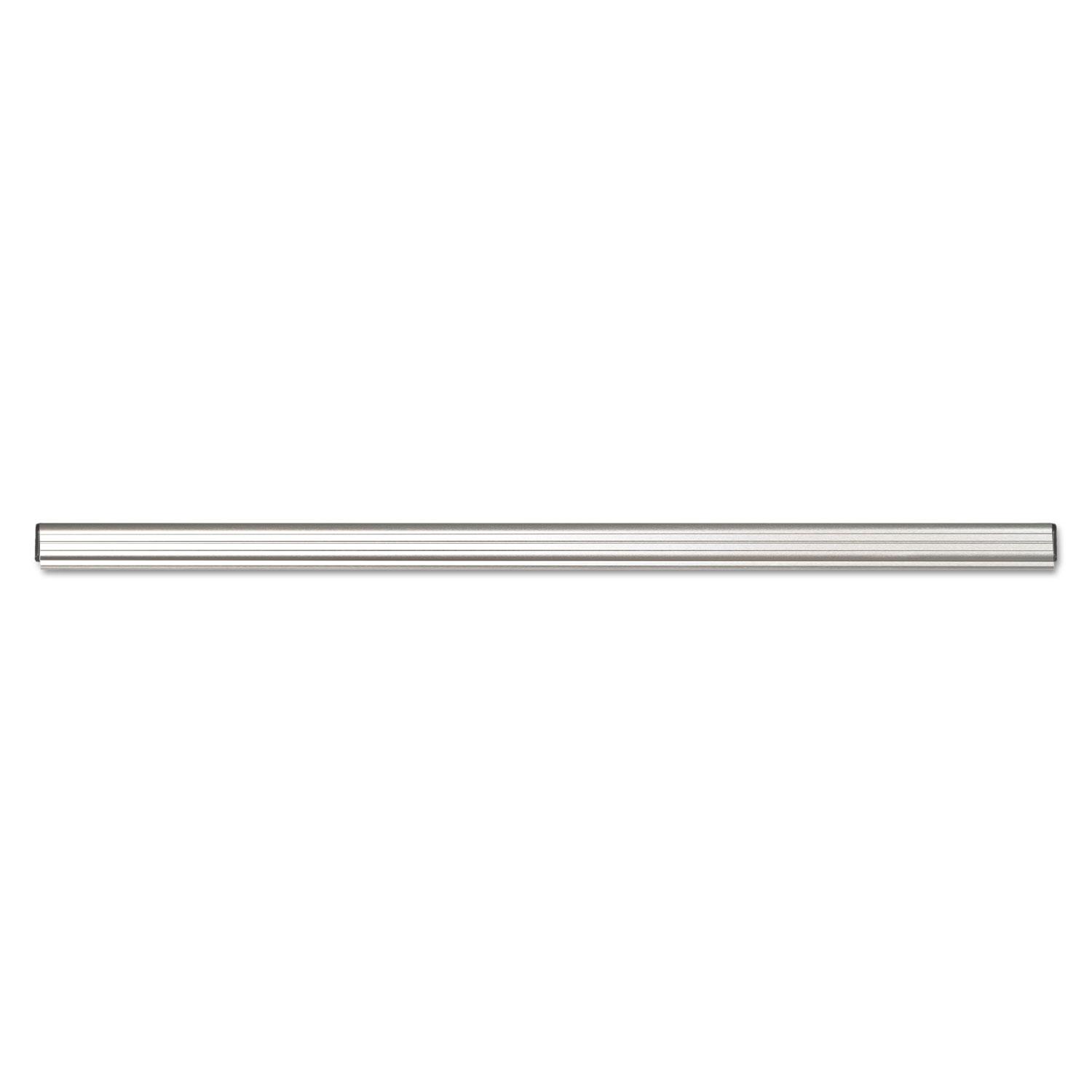 Grip-A-Strip Display Rail, 24 x 1 1/2, Aluminum Finish | Plastic ...