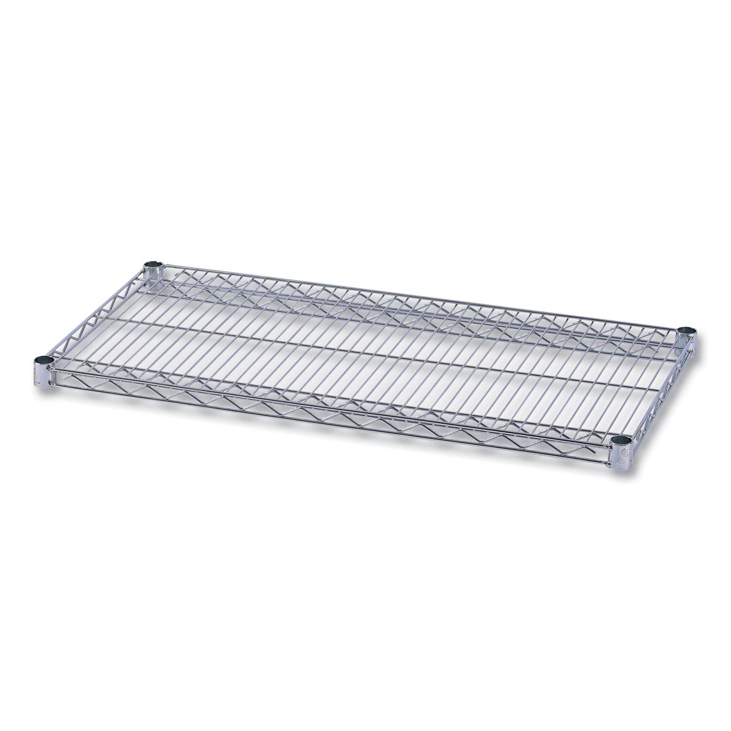 Industrial Wire Shelving Extra Wire Shelves, 36w x 18d, Silver, 2 ...