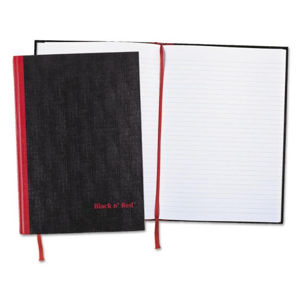 Casebound Notebook Plus Pack, Medium/College Rule, Black, 11.75 x 8.25 ...