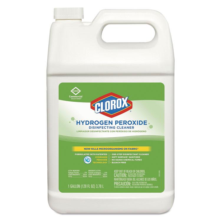 Hydrogen Peroxide Disinfecting Cleaner, 1 gal Bottle, 4/Carton ...