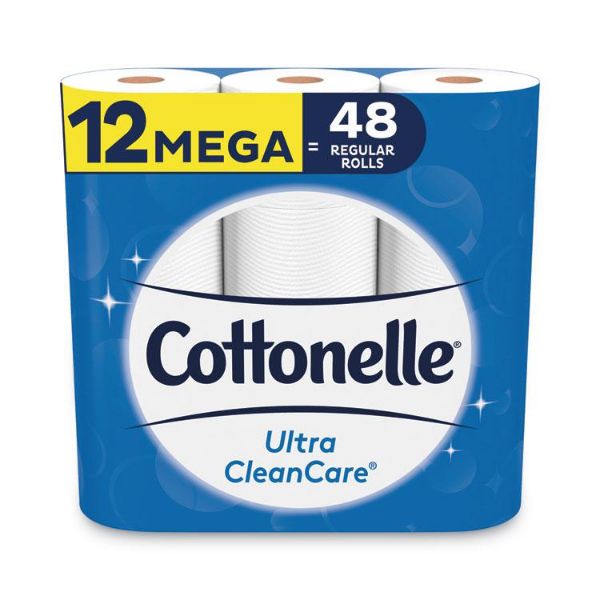 Ultra CleanCare Toilet Paper, Strong Tissue, Mega Rolls, Septic Safe, 1 ...