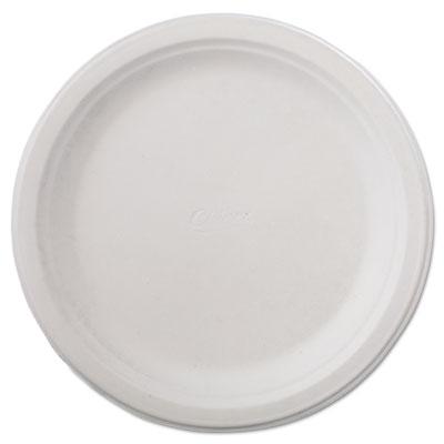 Classic Paper Dinnerware, Plate, 9 3/4" dia, White, 125/Pack, 4 Packs ...