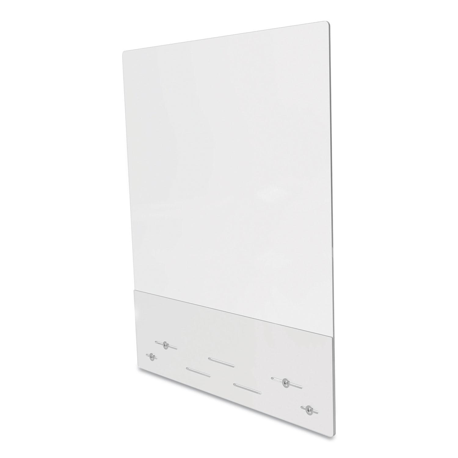 Mounting Safety Barrier with Full Shield and Brace, 31.5" x 38 ...