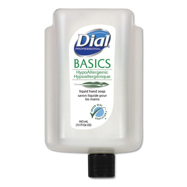 Basics Liquid Hand Soap, Fresh Floral, 15 oz Cartridge, 6/Carton ...
