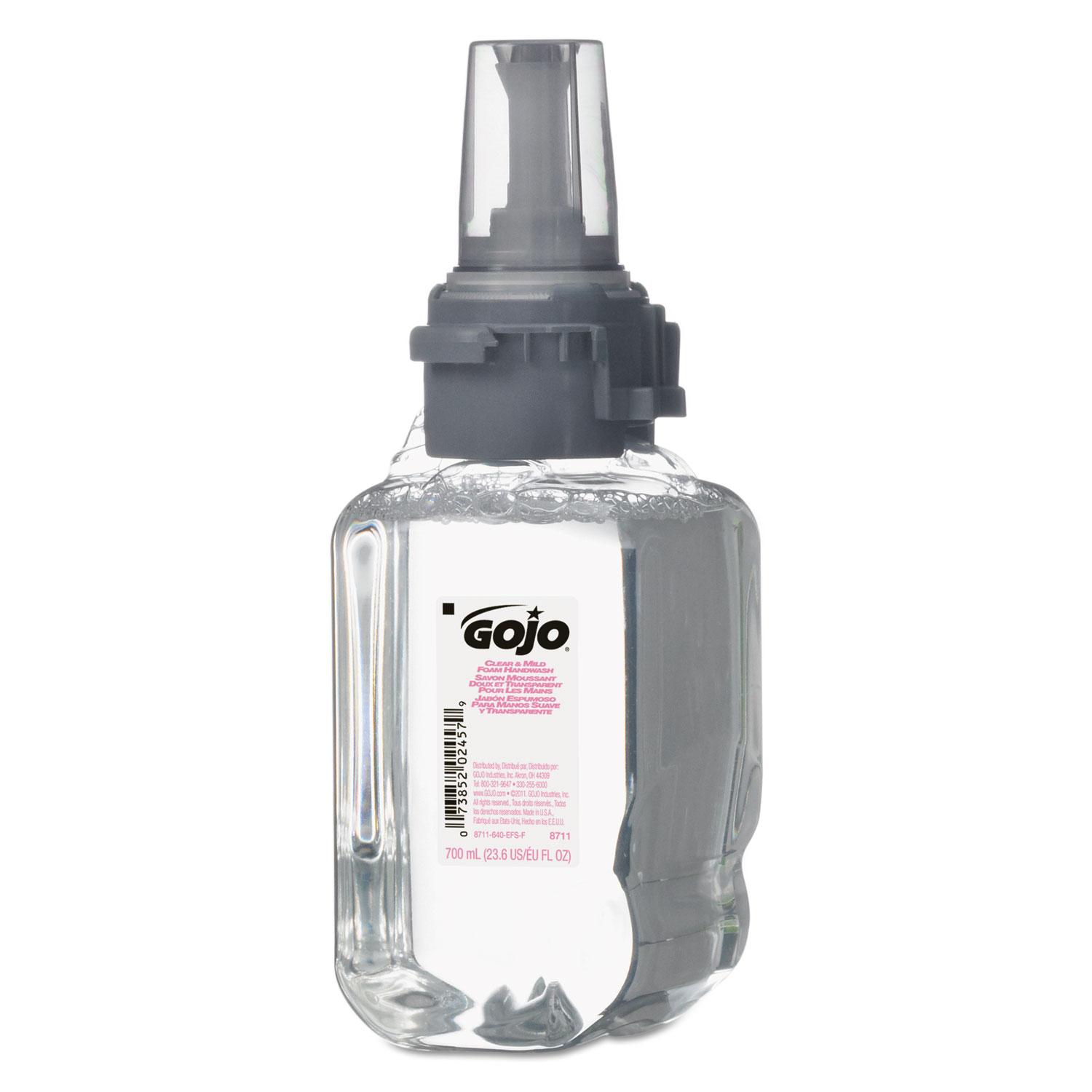 Gojo ADX 700 ml Refill Clear/Mild Foam Handwash | Plastic Express Inc.
