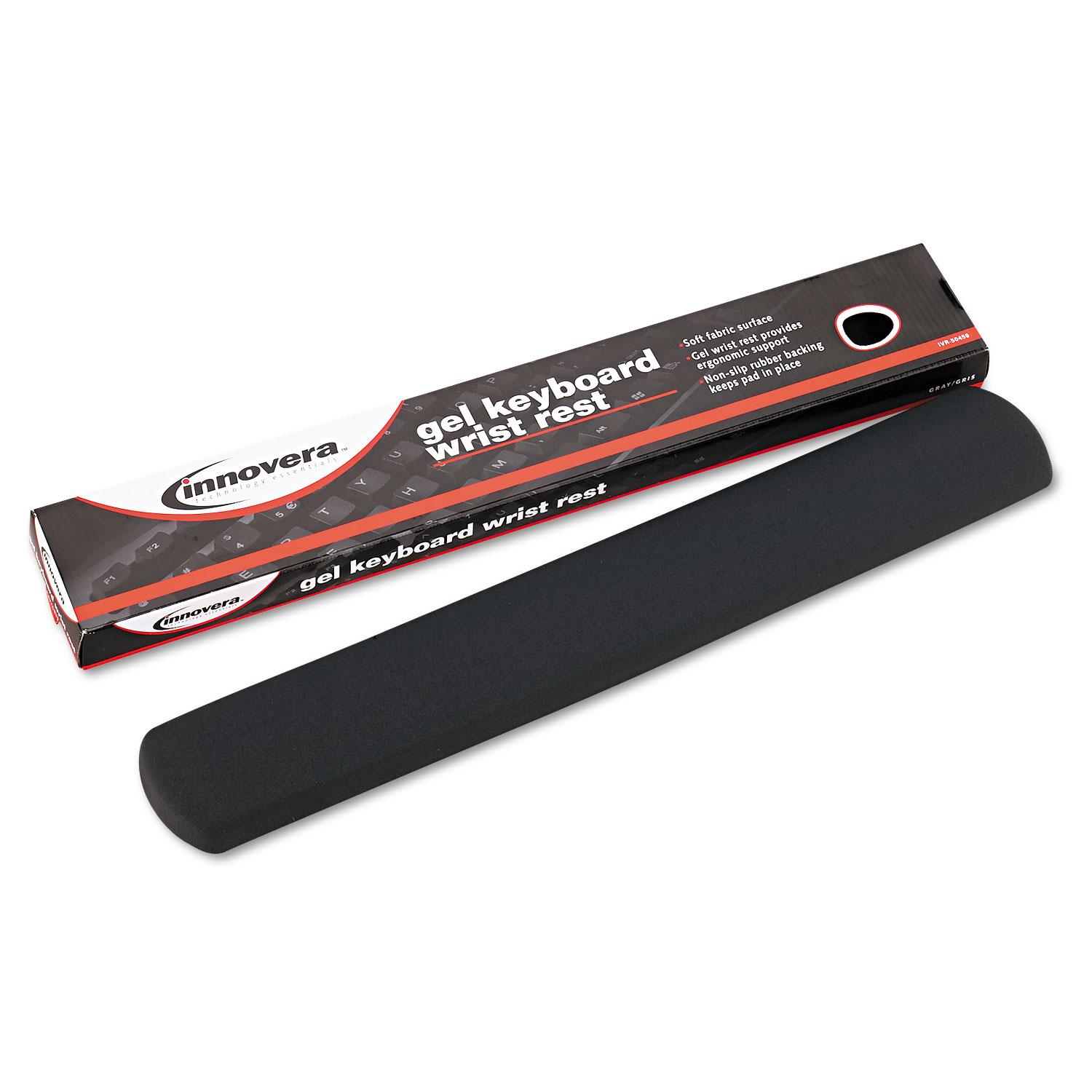Gel Nonskid Keyboard Wrist Rest, Gray | Plastic Express Inc.