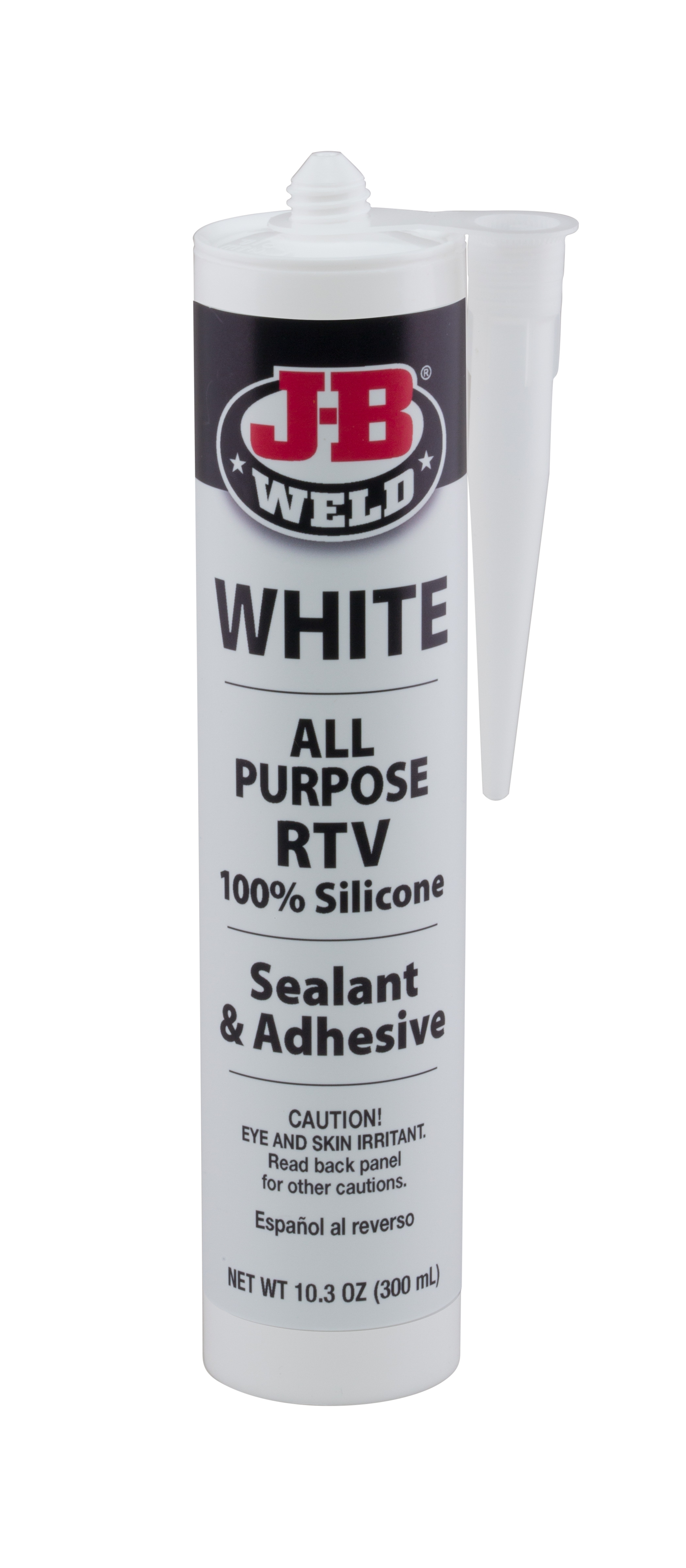 J-B Weld 31912 WhiteAll-Purpose RTV Silicone Sealant and Adhesive - 10. ...