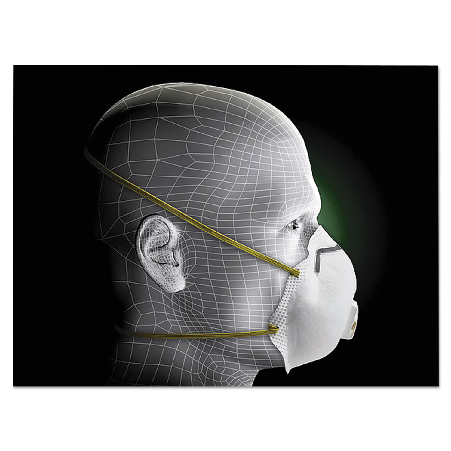 Particulate Respirator with 3M Cool Flow Exhalation Valve, 10 Masks per ...