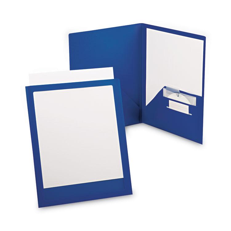 ViewFolio Plus Polypropylene Portfolio, 50-Sheet Capacity, 11 x 8.5 ...