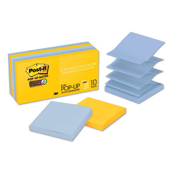 Pop-up 3 x 3 Note Refill, New York, 90 Notes/Pad, 10 Pads/Pack ...