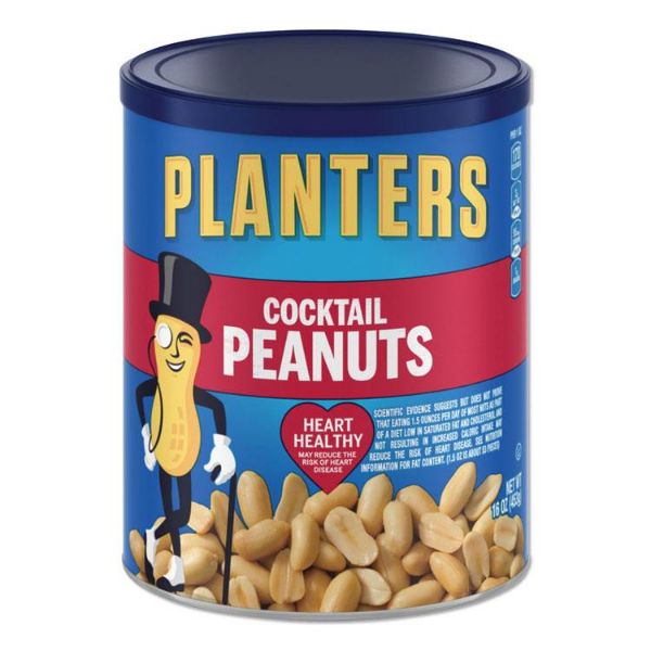 Cocktail Peanuts, 16 oz Can | Plastic Express Inc.
