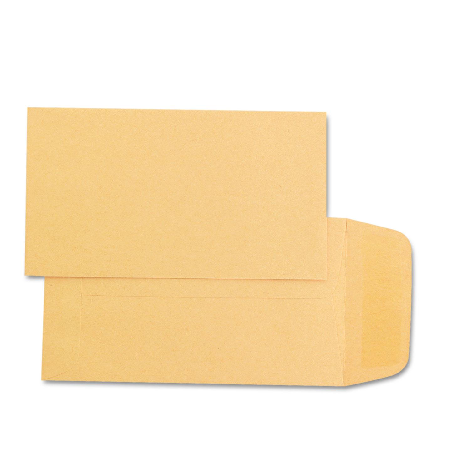Kraft Coin and Small Parts Envelope, #1, Square Flap, Gummed Closure, 2 ...