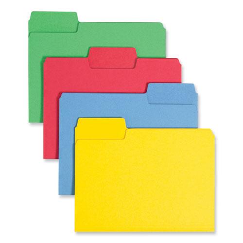 Erasable SuperTab File Folders, 1/3-Cut Tabs, Letter Size, Assorted, 24 ...
