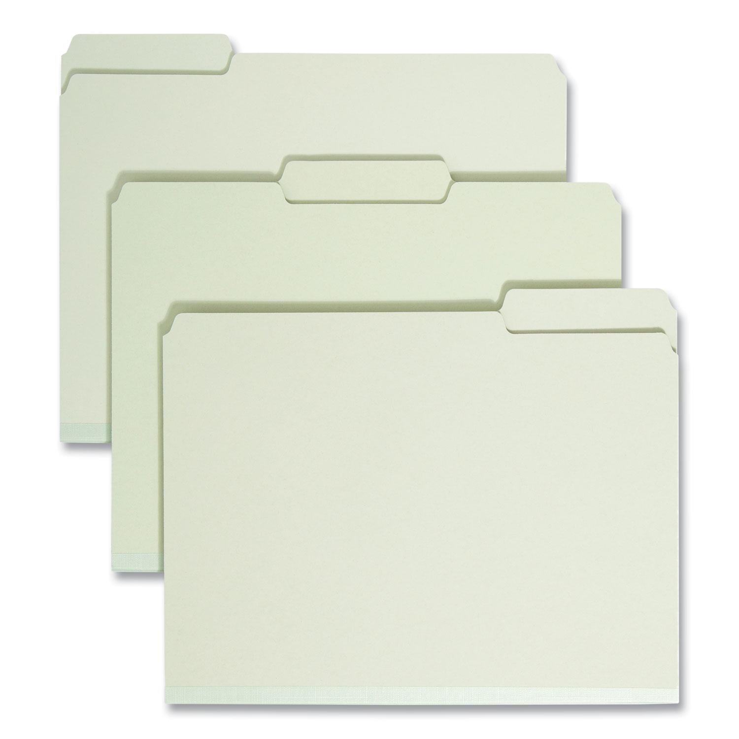 Expanding Recycled Heavy Pressboard Folders, 1/3-Cut Tabs, 2" Expansion ...
