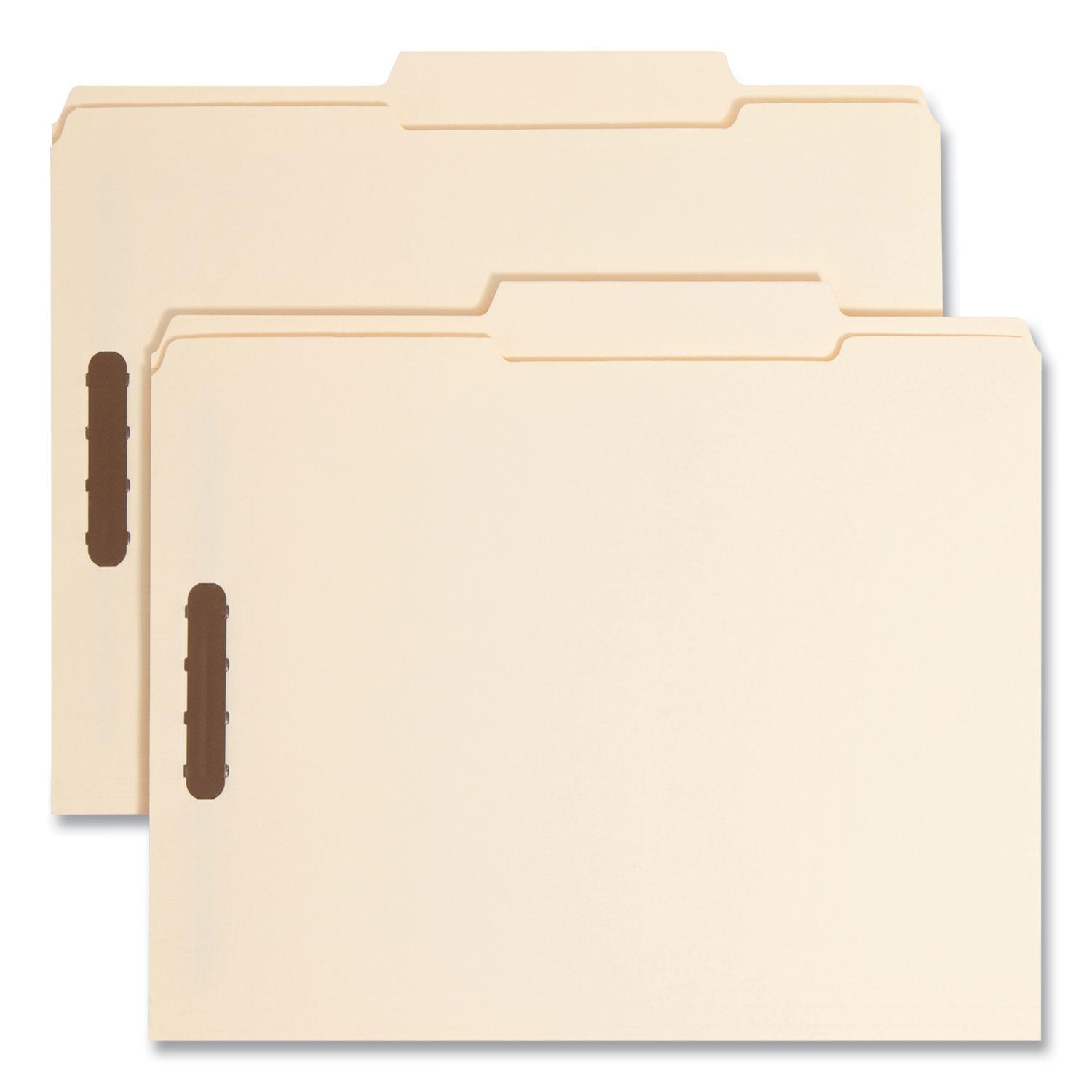 Top Tab 2-Fastener Folders, 1/3-Cut Tabs, Right Position, Letter Size ...