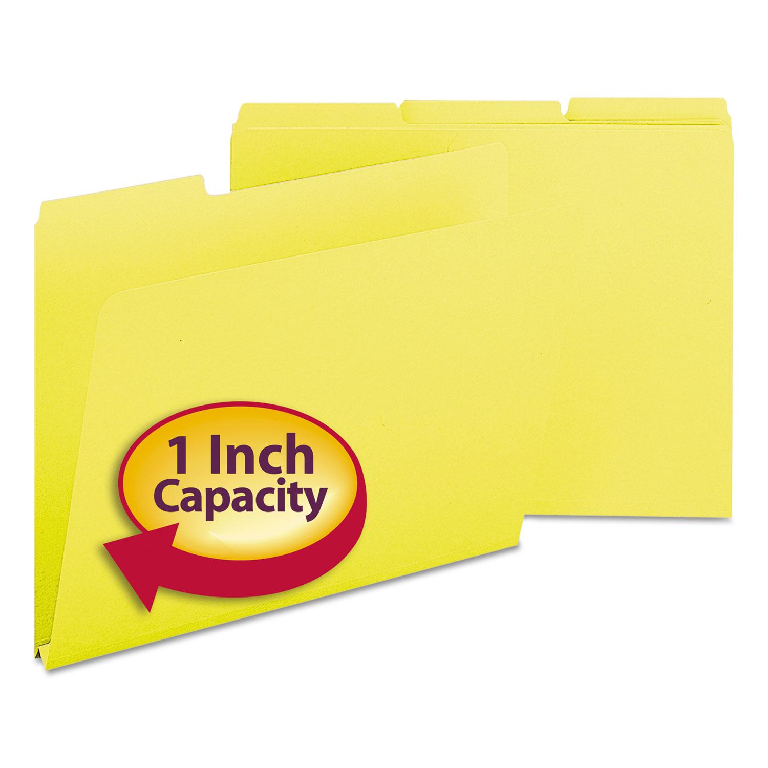 Expanding Recycled Heavy Pressboard Folders, 1/3-Cut Tabs: Assorted ...