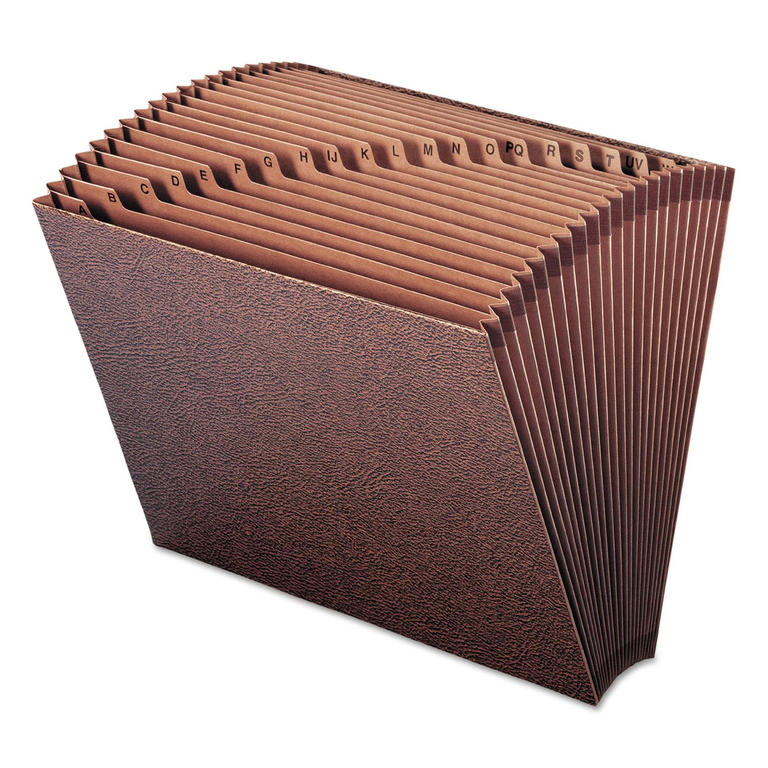 TUFF Expanding Files, 21 Sections, 1/21-Cut Tab, Letter Size, Redrope ...
