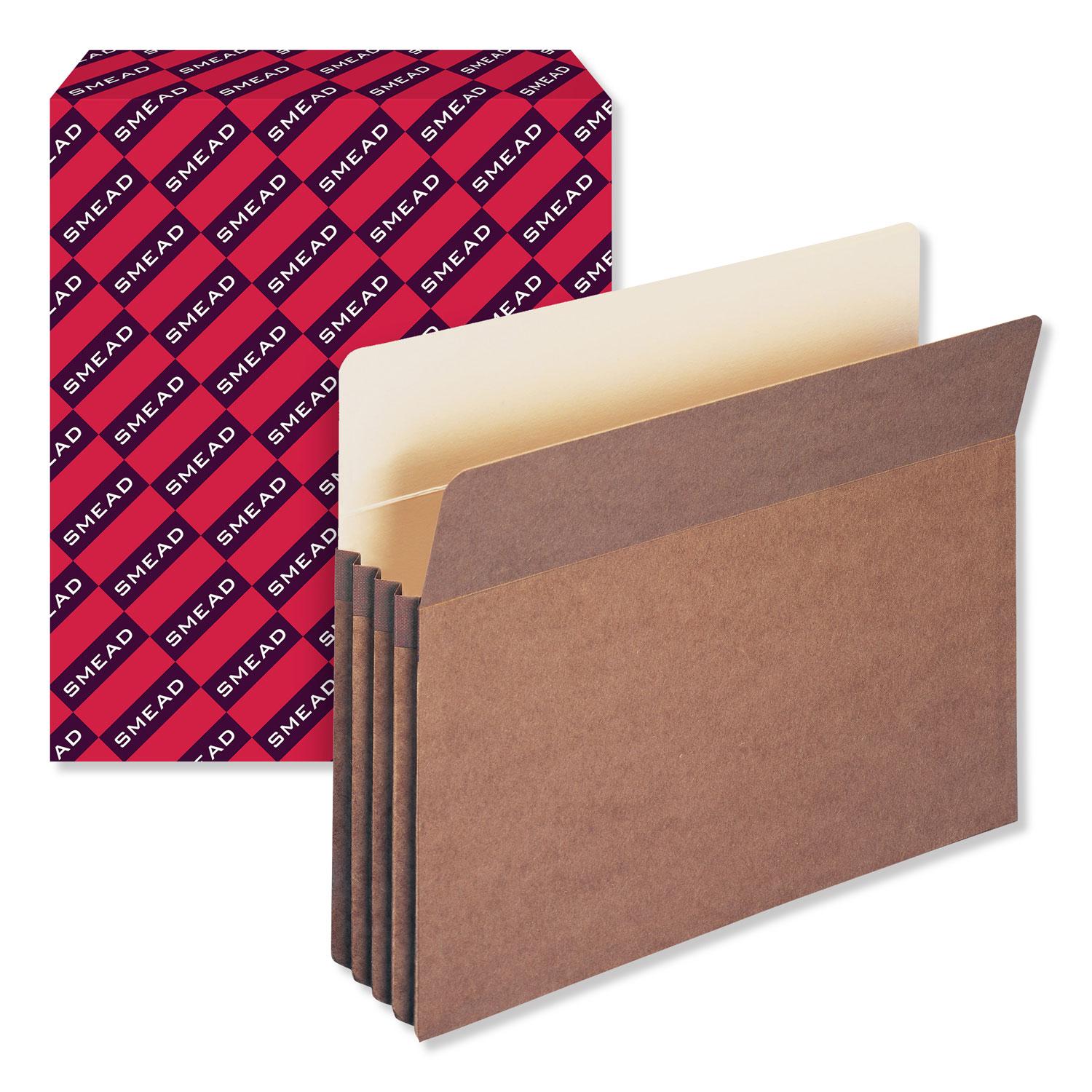 Redrope Drop Front File Pockets, 3.5" Expansion, Letter Size, Redrope ...