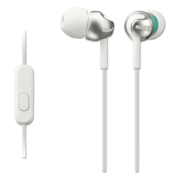 Step-up EX Series Earbud Headset, White | Plastic Express Inc.