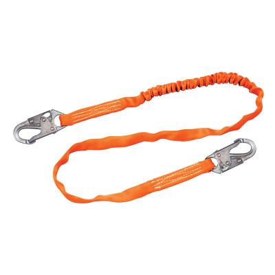 Titan II Tubular Shock-Absorbing Lanyard, 6 ft, Tagline/Carabiner, 310 ...