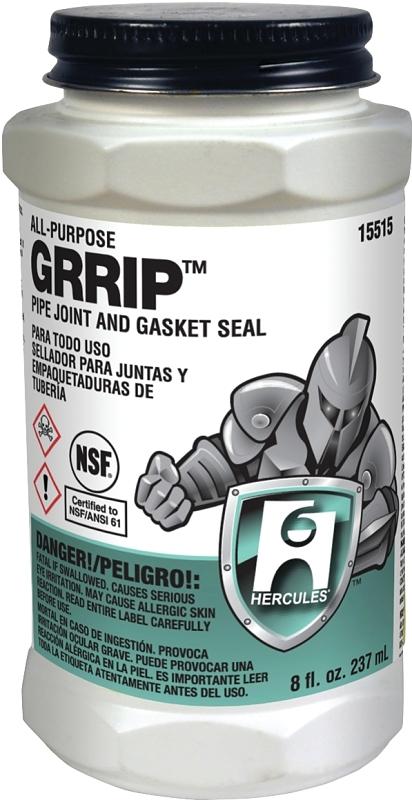 Hercules GRRIP 15515 Pipe Joint and Gasket Seal, 8 oz, Can, Liquid ...