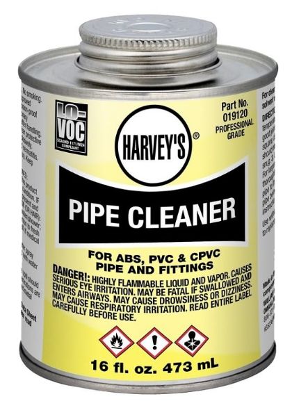 HARVEY 019120-12 Pipe Cleaner, Liquid, Clear, 16 oz Package, Can ...