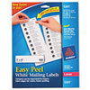 Easy Peel White Address Labels w/ Sure Feed Technology, Laser Printers ...