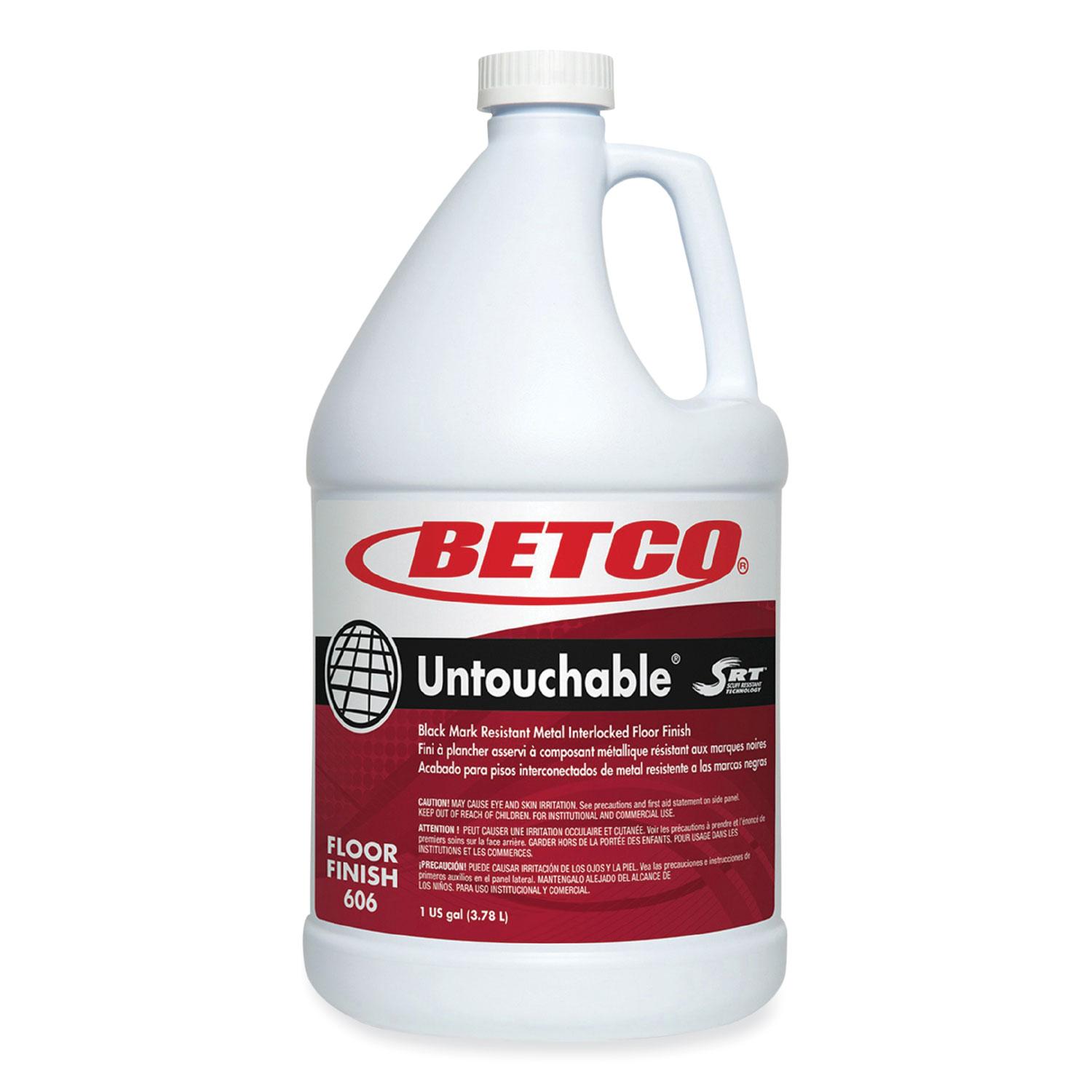 Untouchable Floor Finish with SRT, 1 gal Bottle, 4/Carton | Plastic ...