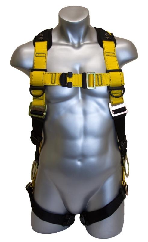 GUARDIAN FALL PROTECTION 3 Series 37110 Full Body Harness, XL/2XL, 130 ...