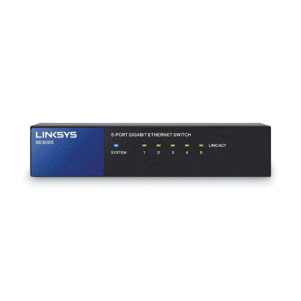 SE3005 Gigabit Ethernet Switch, 5 Ports | Plastic Express Inc.