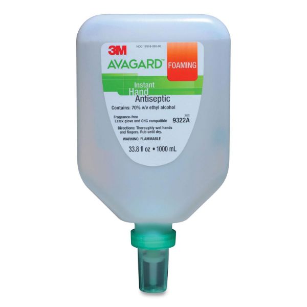 Avagard Instant Antiseptic Foam Hand Sanitizer, 1,000 mL Wall Mount ...