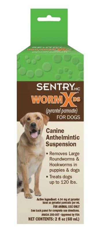 SENTRY WormX DS 17500 Dog Dewormer, Liquid, 2 oz Bottle | Plastic ...