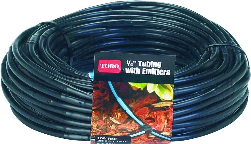 TORO 53640 Drip Tubing, Polyethylene, Black, For: Blue Strip Drip 1/4 ...