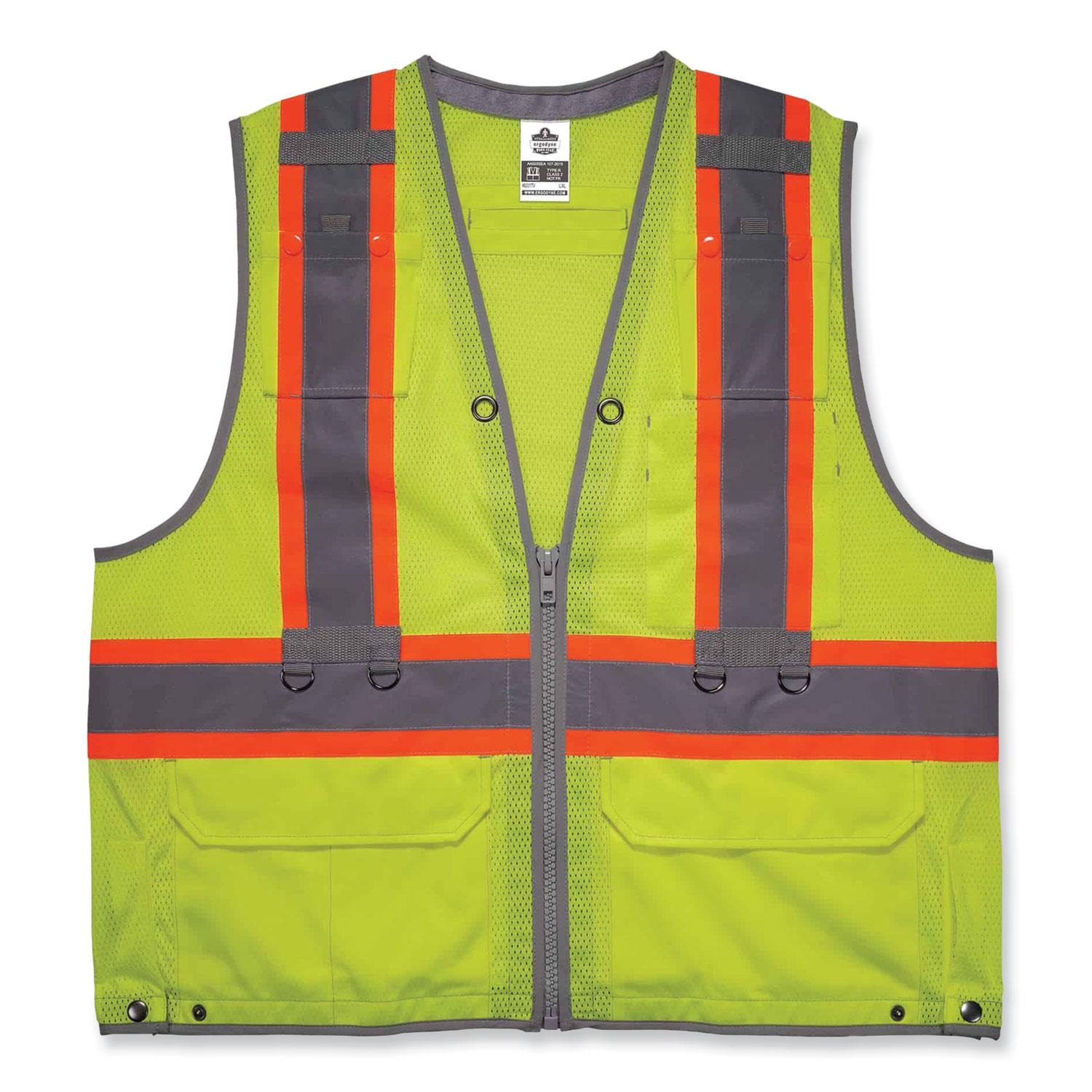 GloWear 8231TVK Class 2 Hi-Vis Tool Tethering Safety Vest Kit ...