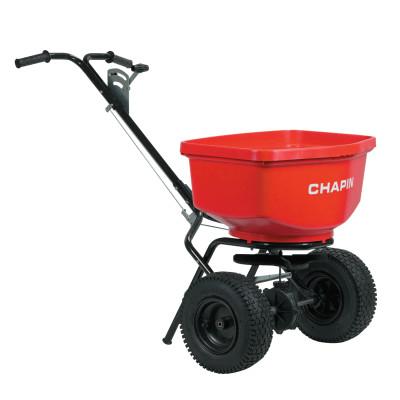 CHAPIN 8303C Contractor Turf Spreader, 100 lb Capacity, Steel Frame ...