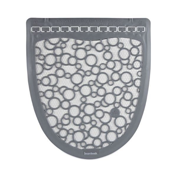 Urinal Mat 2.0, Rubber, 17.5 x 20, Gray/White, 6/Carton | Plastic ...
