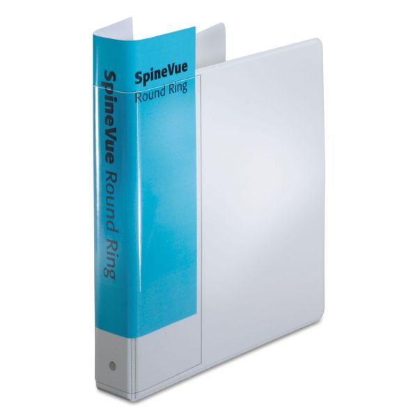 Spine Vue Locking Round Ring Binder, 3 Rings, 1.5" Capacity, 11 x 8.5 ...