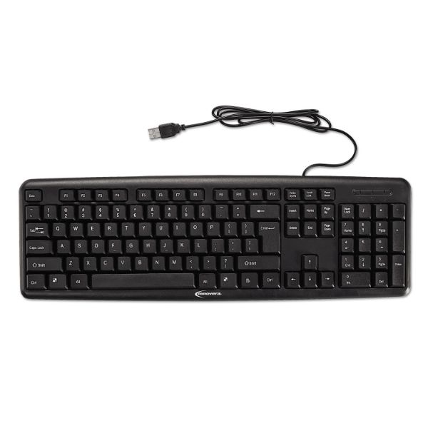 Slimline Keyboard, USB, Black | Plastic Express Inc.