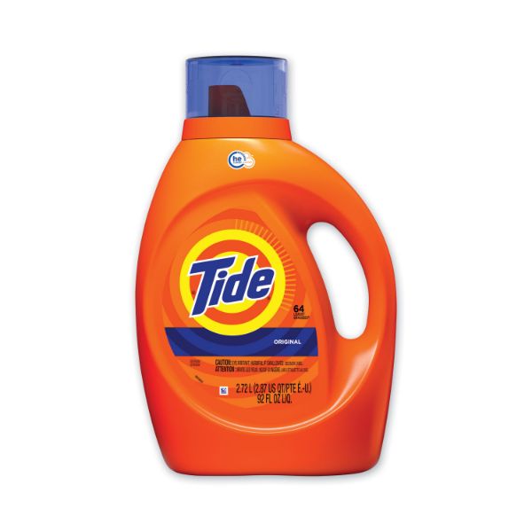 HE Laundry Detergent, Original Scent, Liquid, 64 Loads, 92 oz Bottle ...