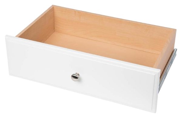 Easy Track RD08 Drawer, Wood, White | Plastic Express Inc.