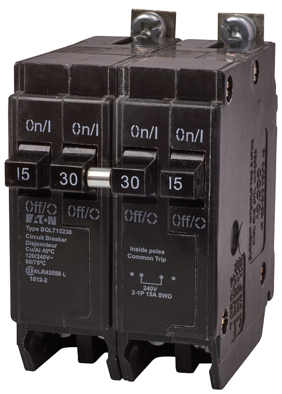 EATON BQLT15230 Replacement Classic Circuit Breaker, Quad Type BQL, 15 ...