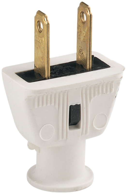 Eaton Wiring Devices BP183W-SP-L Electrical Plug, 2 -Pole, 15 A, 125 V ...