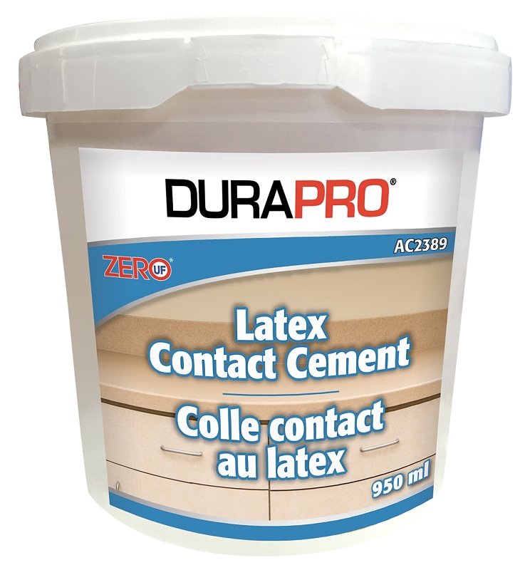 DURA PRO AC2389-950 Latex Contact Cement, Liquid, Green, 950 mL Can ...