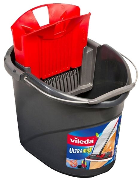 Vileda UltraMax 158889 Bucket and Wringer, 10 L Capacity | Plastic ...