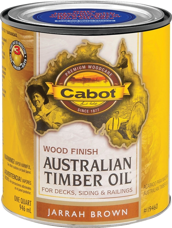 Cabot 19400 Series 142.0019460.005 Timber Oil, Jarrah Brown, Liquid ...