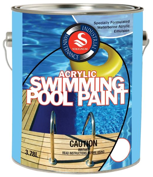 UCP Paints E9646-4-BR Latex Swimming Pool Paint, White | Plastic ...