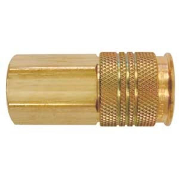 TOPRING 88.207 Coupler, 1/4 in, FNPT, Brass | Plastic Express Inc.