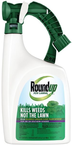 Roundup 5012408 Weed Killer, Liquid, Spray Application, 32 oz Bottle ...