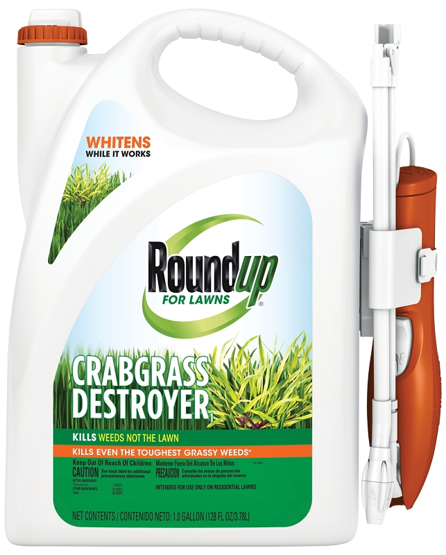 Roundup 4386004 Crabgrass Destroyer, Liquid, Spray Application, 1 gal ...